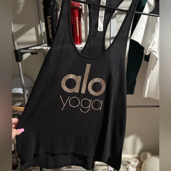 ALO Yoga | Tops | Alo Yoga Logo Tank | Poshmark